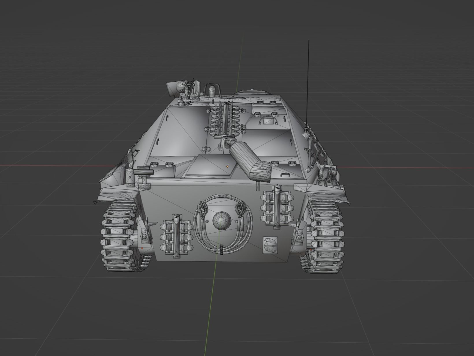 3D model Hetzer VR / AR / low-poly | CGTrader