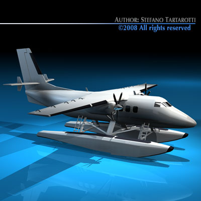 Floatplane seaplane 3D model | CGTrader