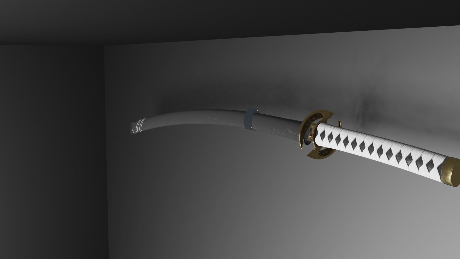 Katana 3D model animated rigged | CGTrader