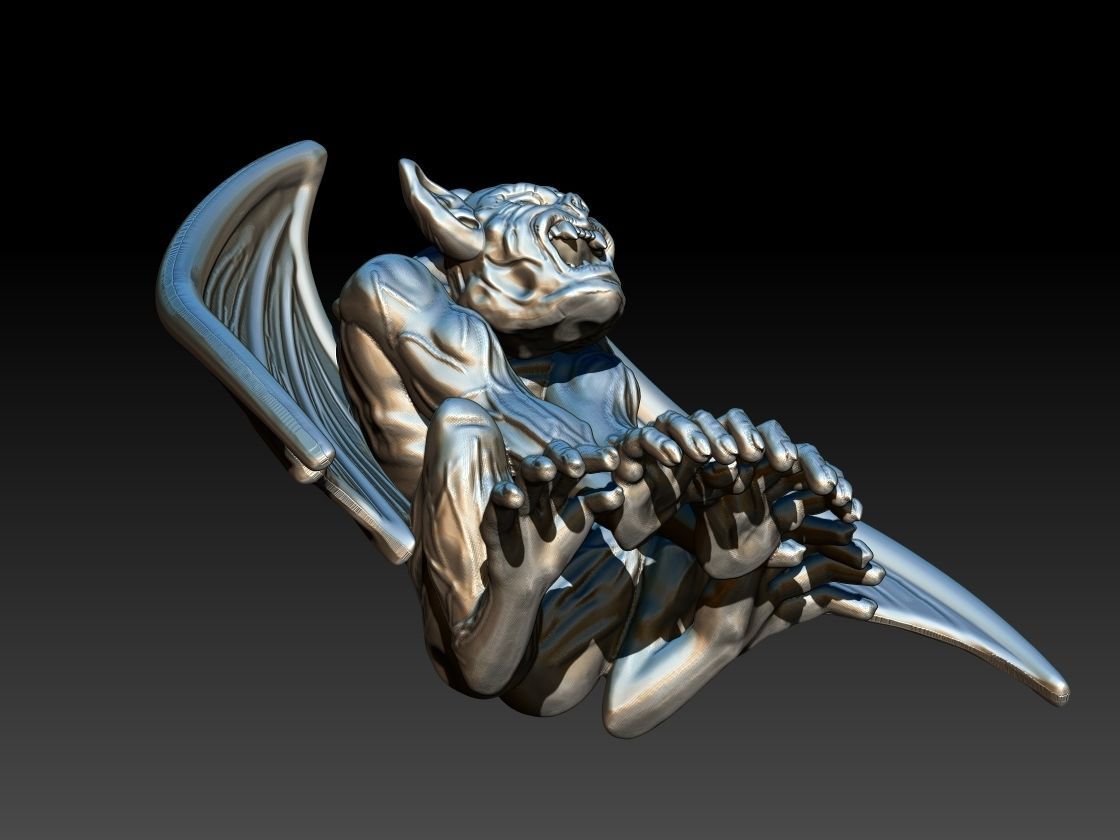 Gargoyle 3D model 3D printable | CGTrader