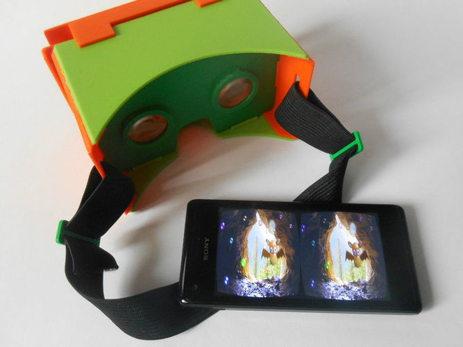 Google Cardboard kit upgrade 1 free 3D model 3D printable | CGTrader