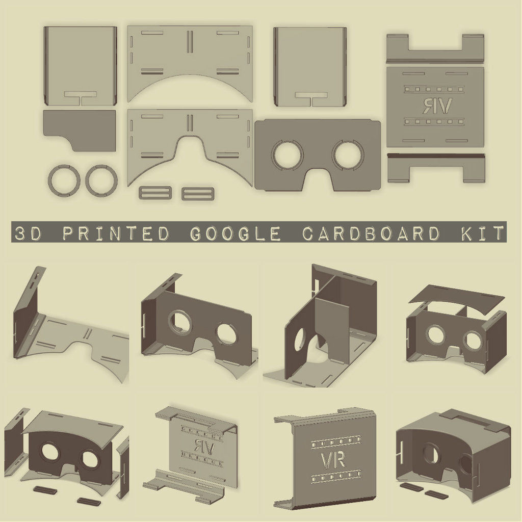 3D printed Google Cardboard kit free 3D model 3D printable | CGTrader