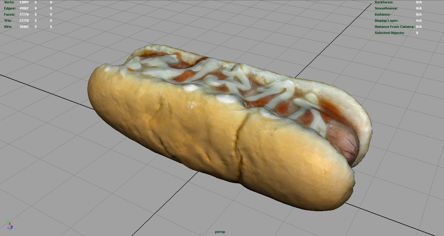3D model HOT DOG VR / AR / low-poly MAX OBJ FBX MA MB - CGTrader.com