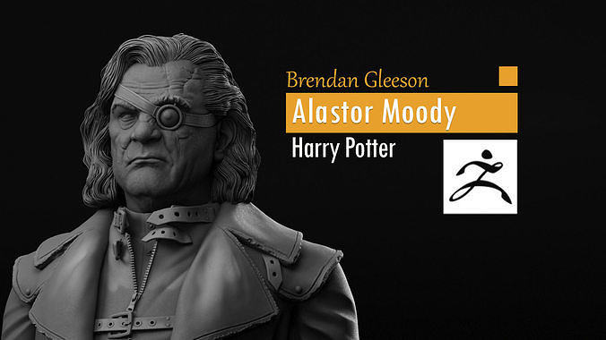 Brendan Gleeson - Alastor Moody - Harry Potter 3D model 3D printable ...