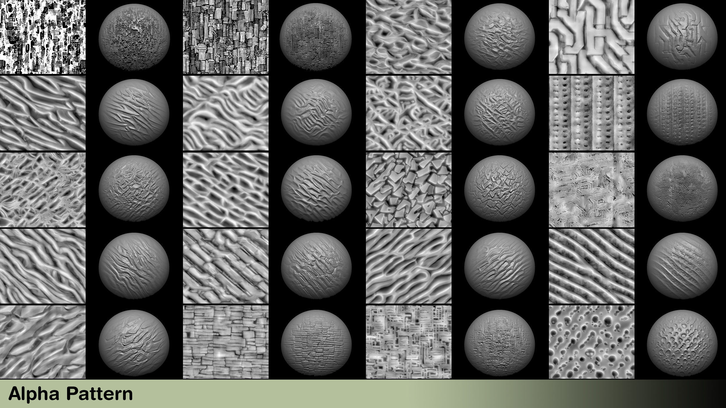 More than 60 Alpha pattern Vol 3 scifi Texture | CGTrader
