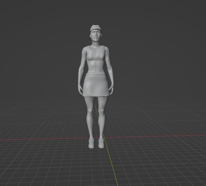 Eugenie Bouchard 3D model 3D printable | CGTrader