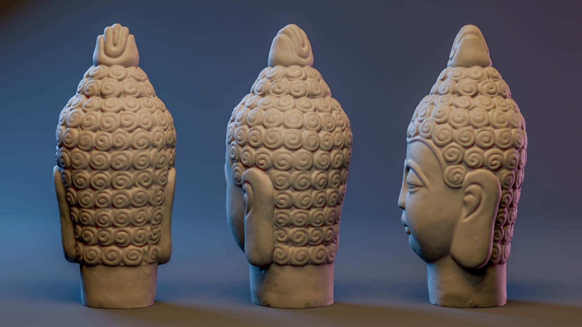 Buddha Statue - Printable STL 3D model 3D printable | CGTrader