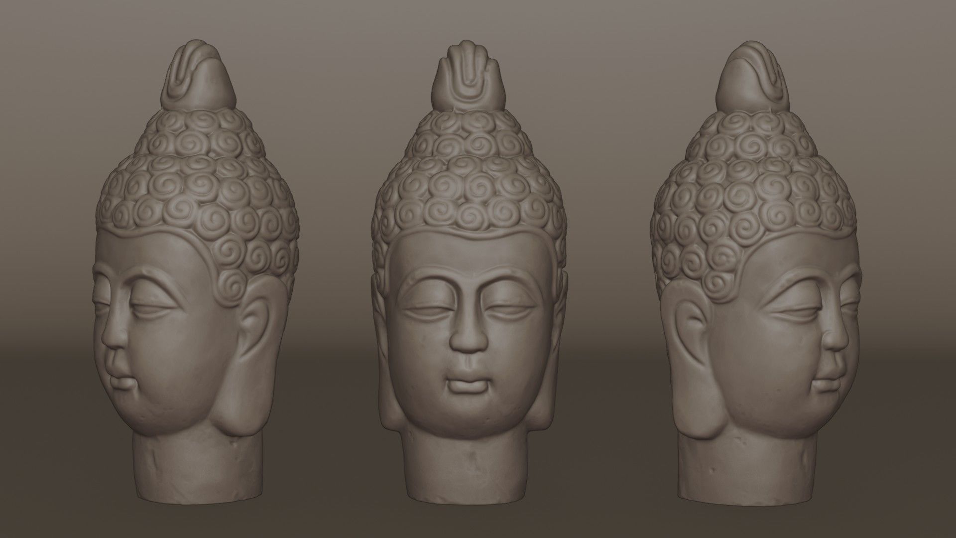 Buddha Statue - Printable STL 3D model 3D printable | CGTrader