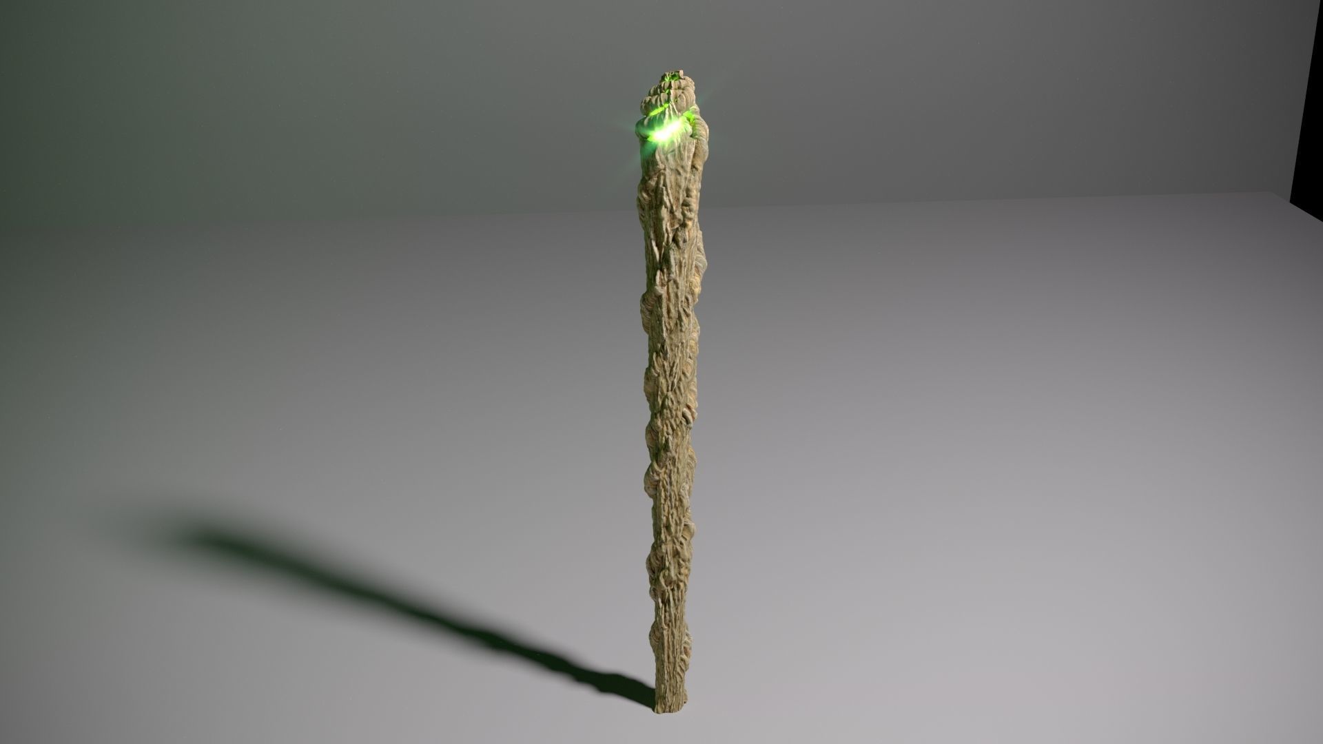 3D model Magic Wood Nature Staff Wand VR / AR / low-poly | CGTrader
