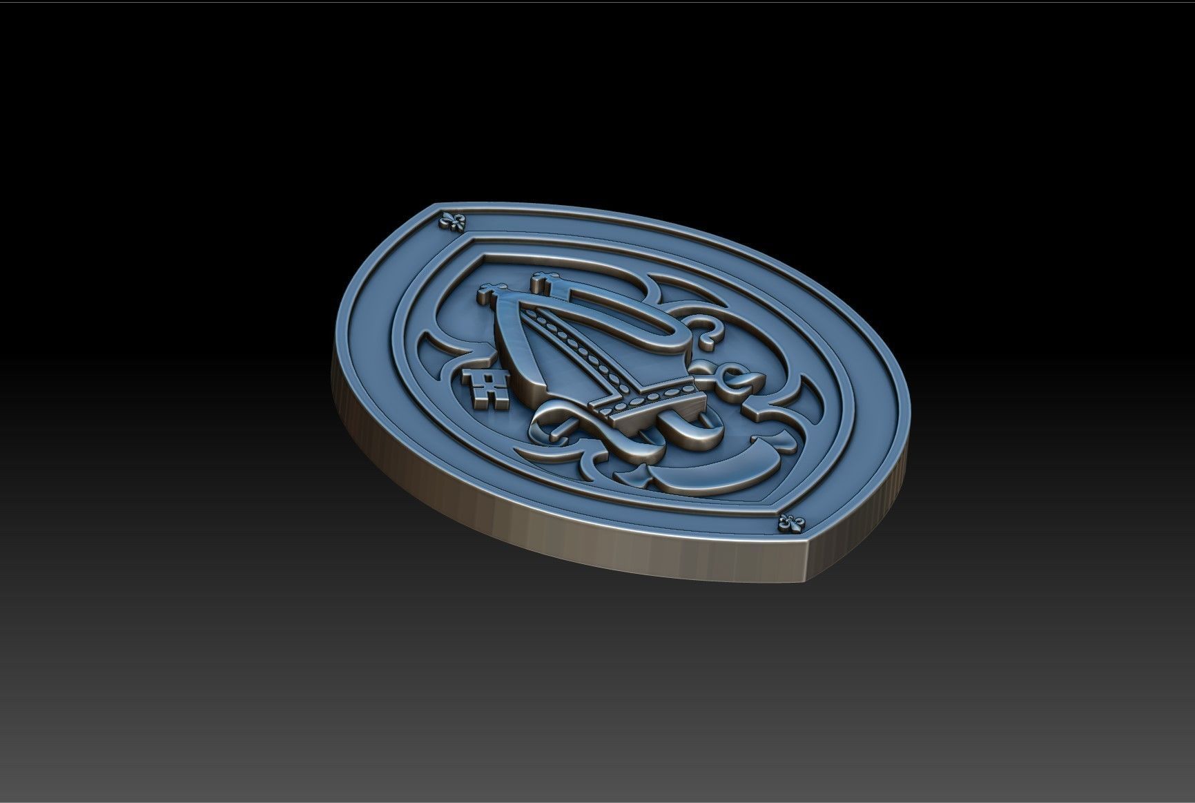 Crest 3D model 3D printable | CGTrader