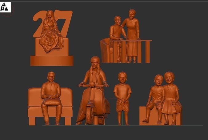 miniatures 3D model 3D printable | CGTrader