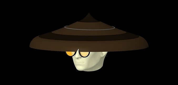 Mizu Oriental Hat Blue Eyed Samurai Cosplay By CC3D 3D model 3D ...