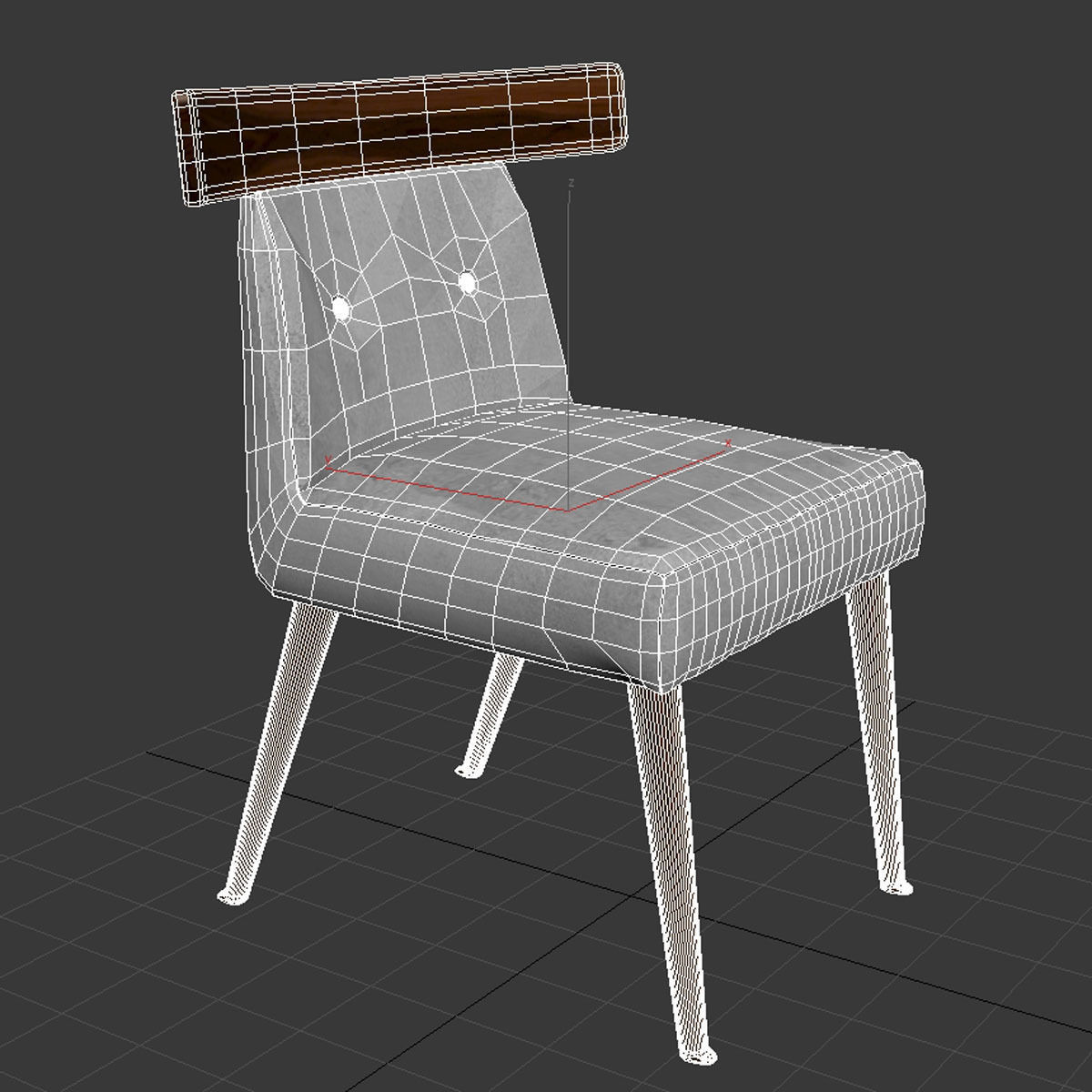 Patrick Naggar Argos Dining Chair 3D model | CGTrader