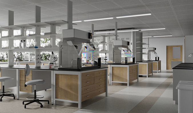 Laboratory Expansion 3D model | CGTrader