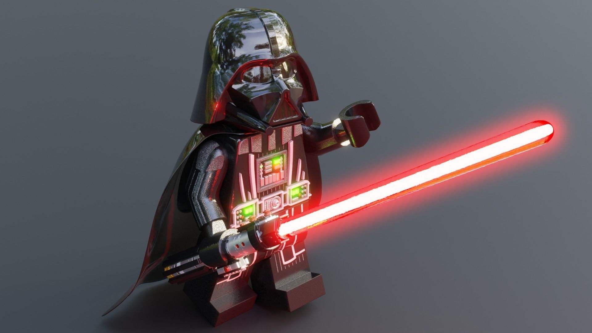 Lego Darth Vader 3D model | CGTrader