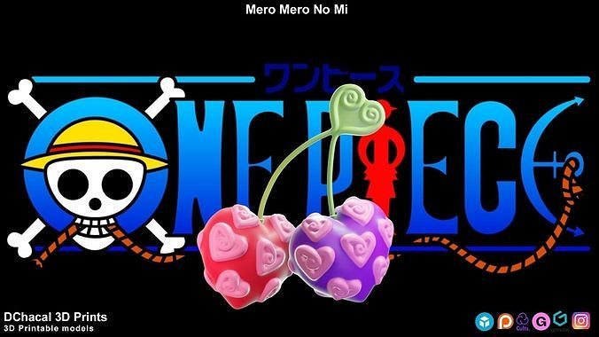 Mero Mero No Mi - One Piece 3D model 3D printable | CGTrader