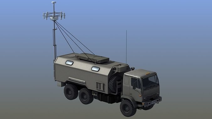 R330-Zh Zhitel Electronic Warfare Truck 3D model | CGTrader