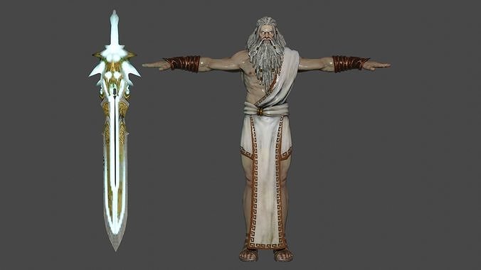 3D model Zeus 3d model VR / AR / low-poly | CGTrader