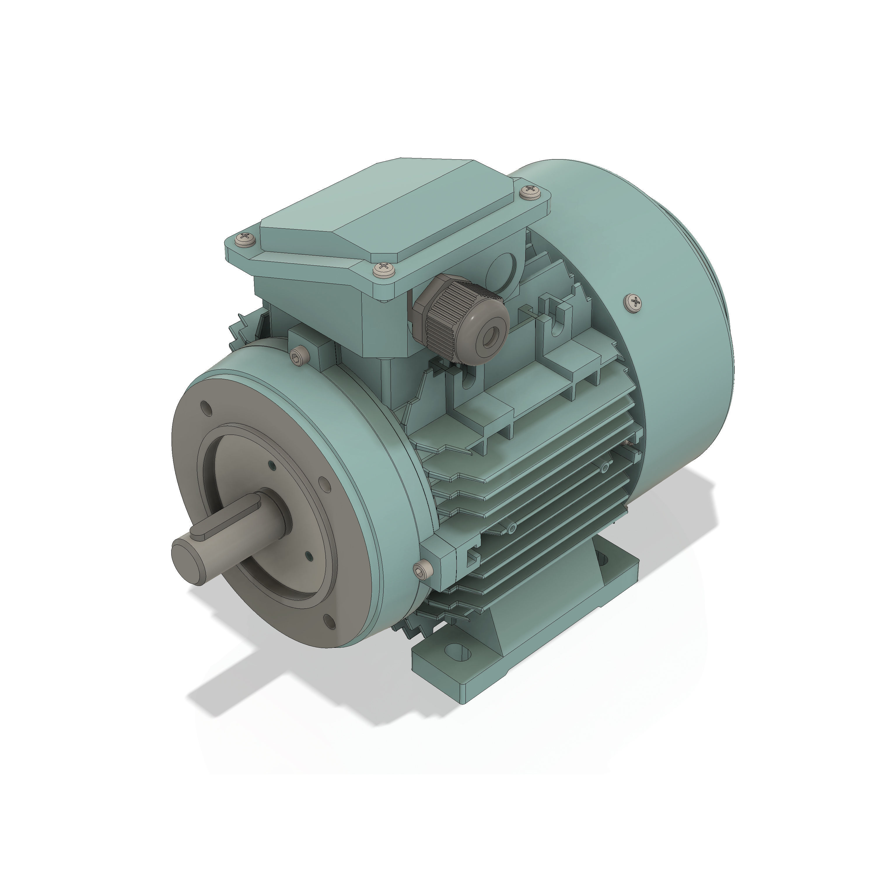3 Phase AC induction motors - Frame size 90S 3D model | CGTrader