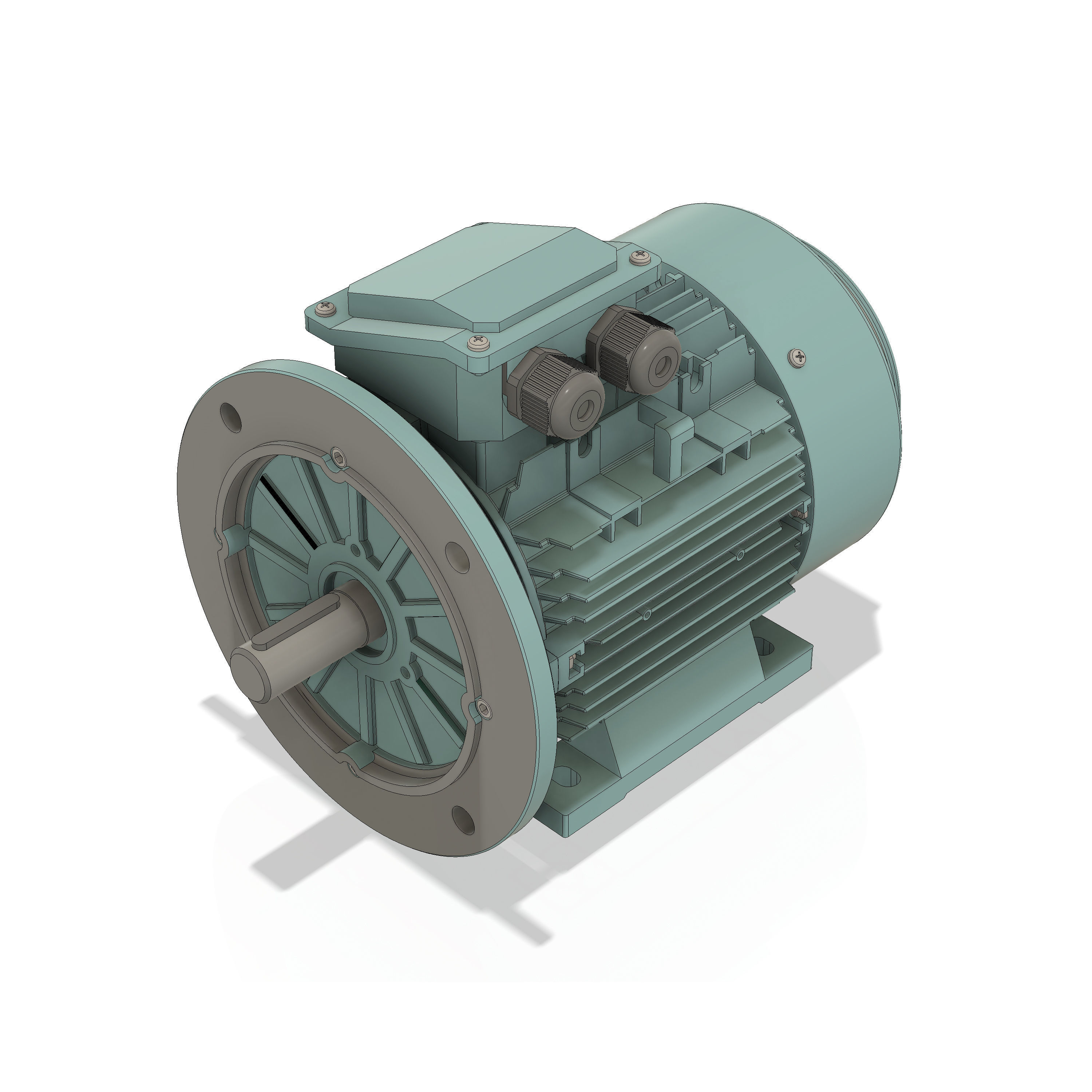 3 Phase AC induction motors - Frame size 100 3D model | CGTrader