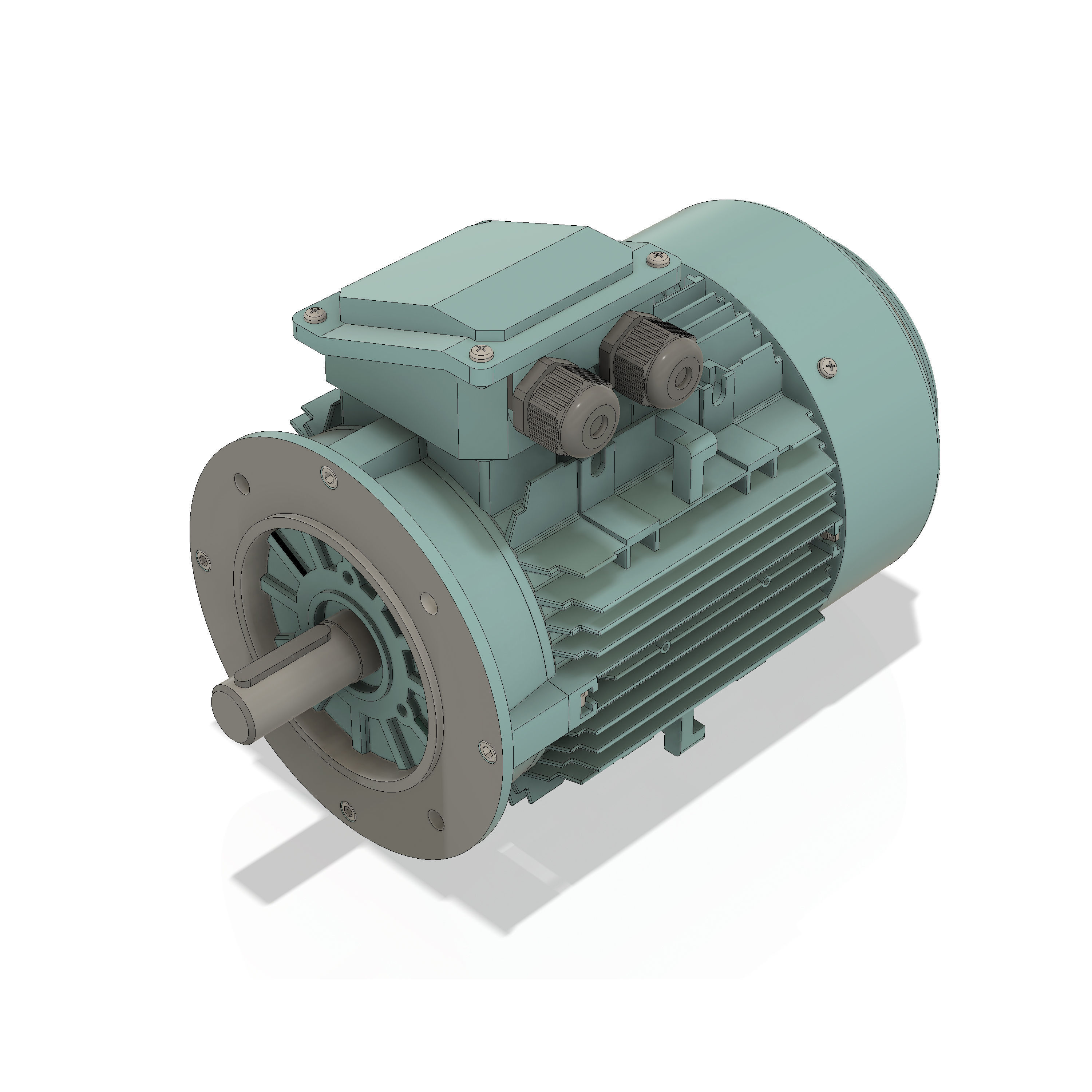 3 Phase AC induction motors - Frame size 100 3D model | CGTrader