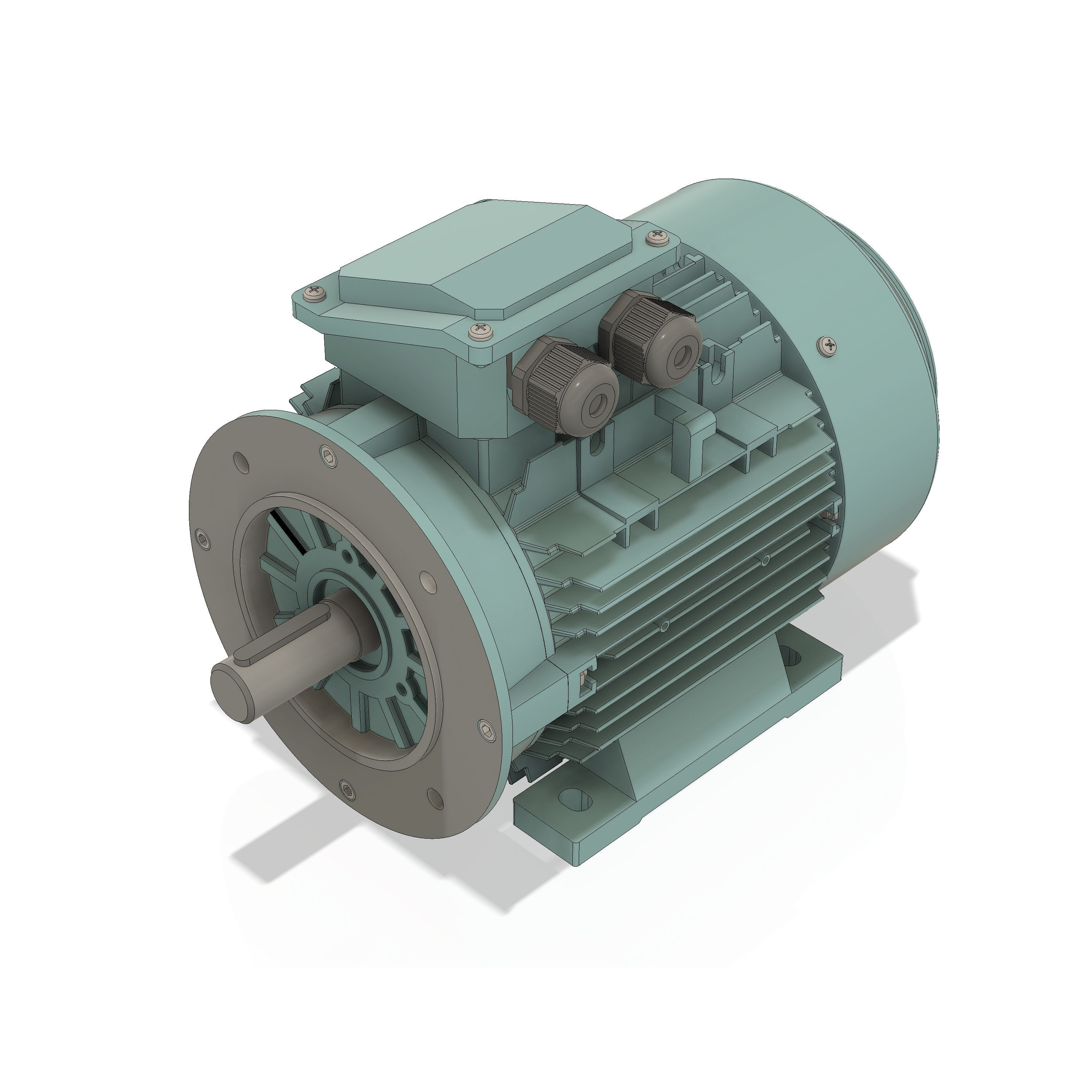 3 Phase AC induction motors - Frame size 100 3D model | CGTrader
