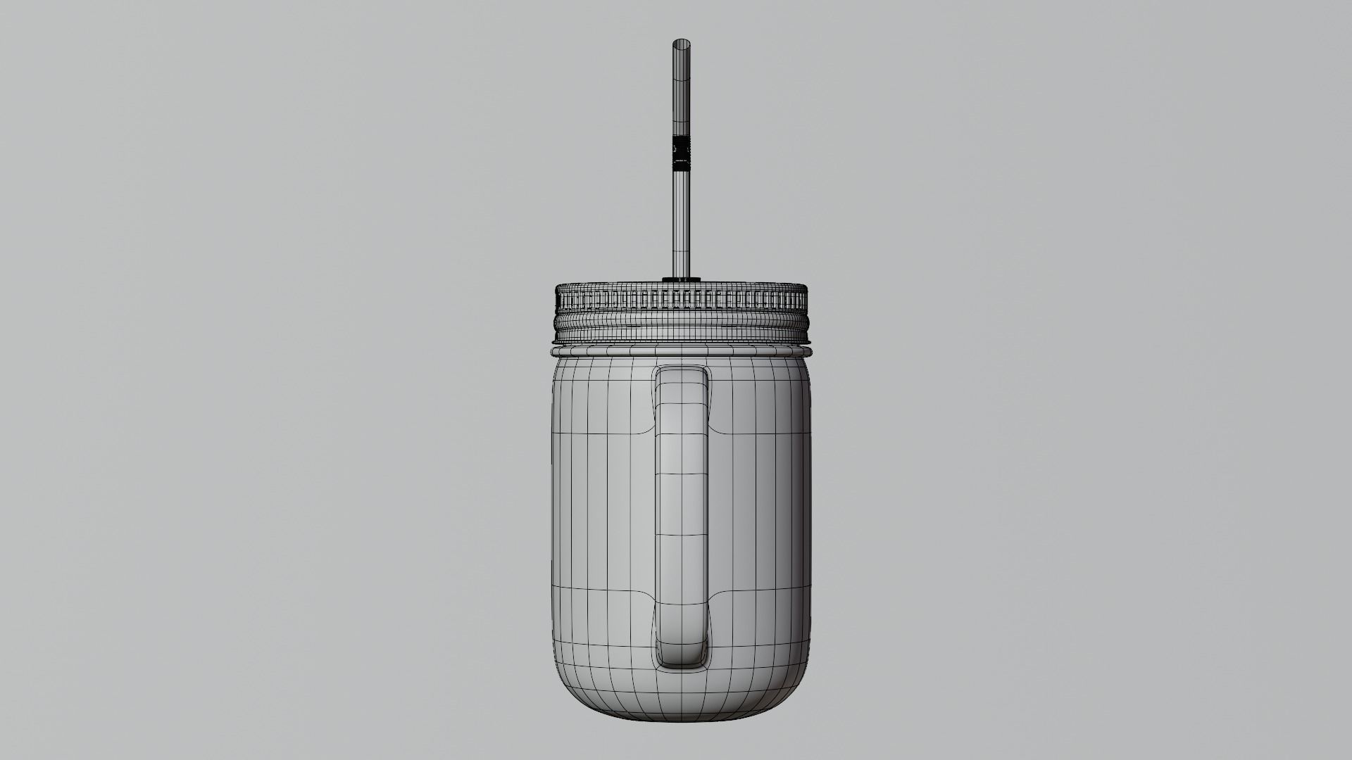 Mason jar 3D model | CGTrader