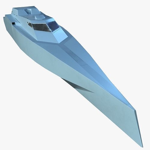 3D model WP-18 patrol boat VR / AR / low-poly | CGTrader