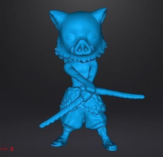 DEMON SLAYER INOSUKE HASHIBIRA FIGURE MODEL ANIME HERO 3D model 3D ...