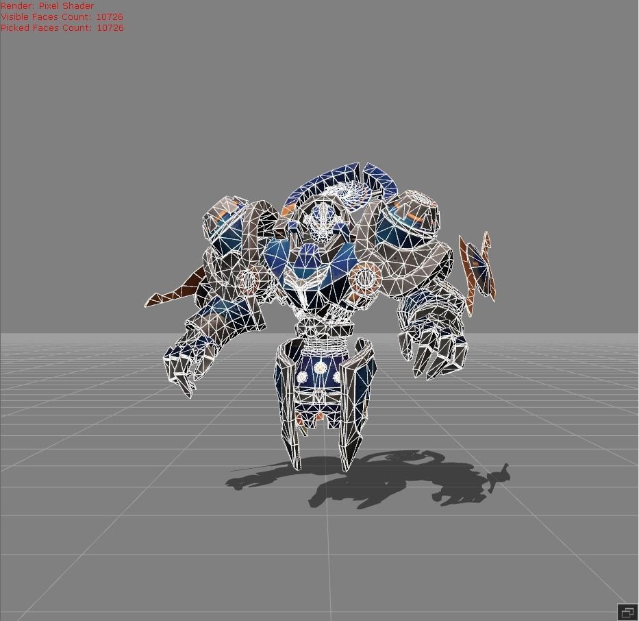 3D model Uranus Mech Protector VR / AR / low-poly | CGTrader