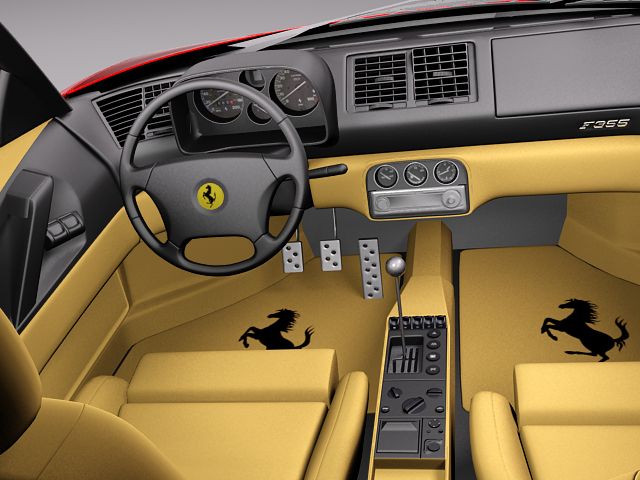 Ferrari F355 1994-1999 3D model | CGTrader