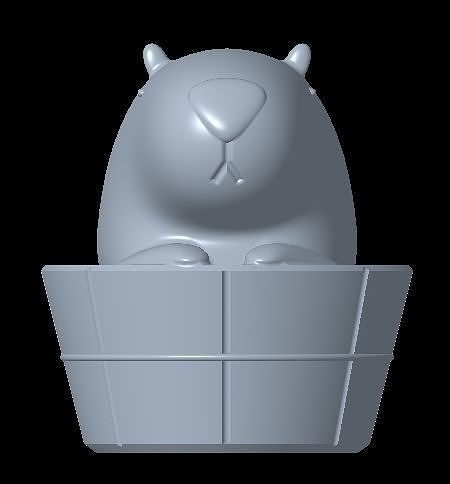 capybara 3D model 3D printable | CGTrader