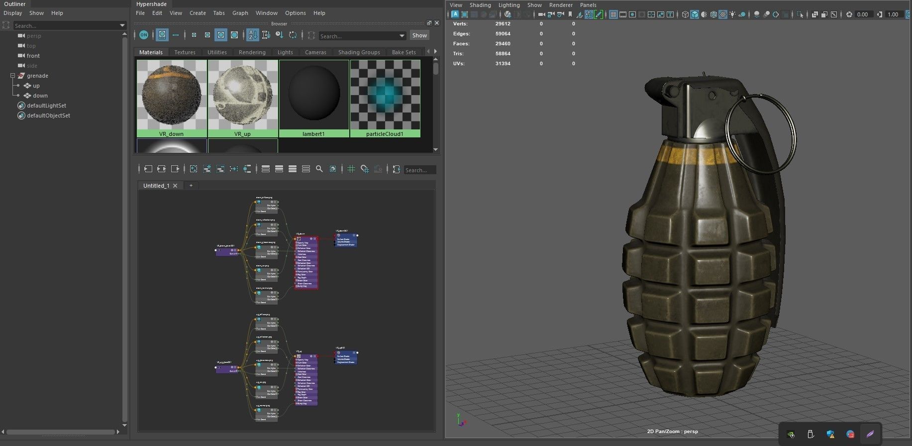 Grenade free 3D model | CGTrader