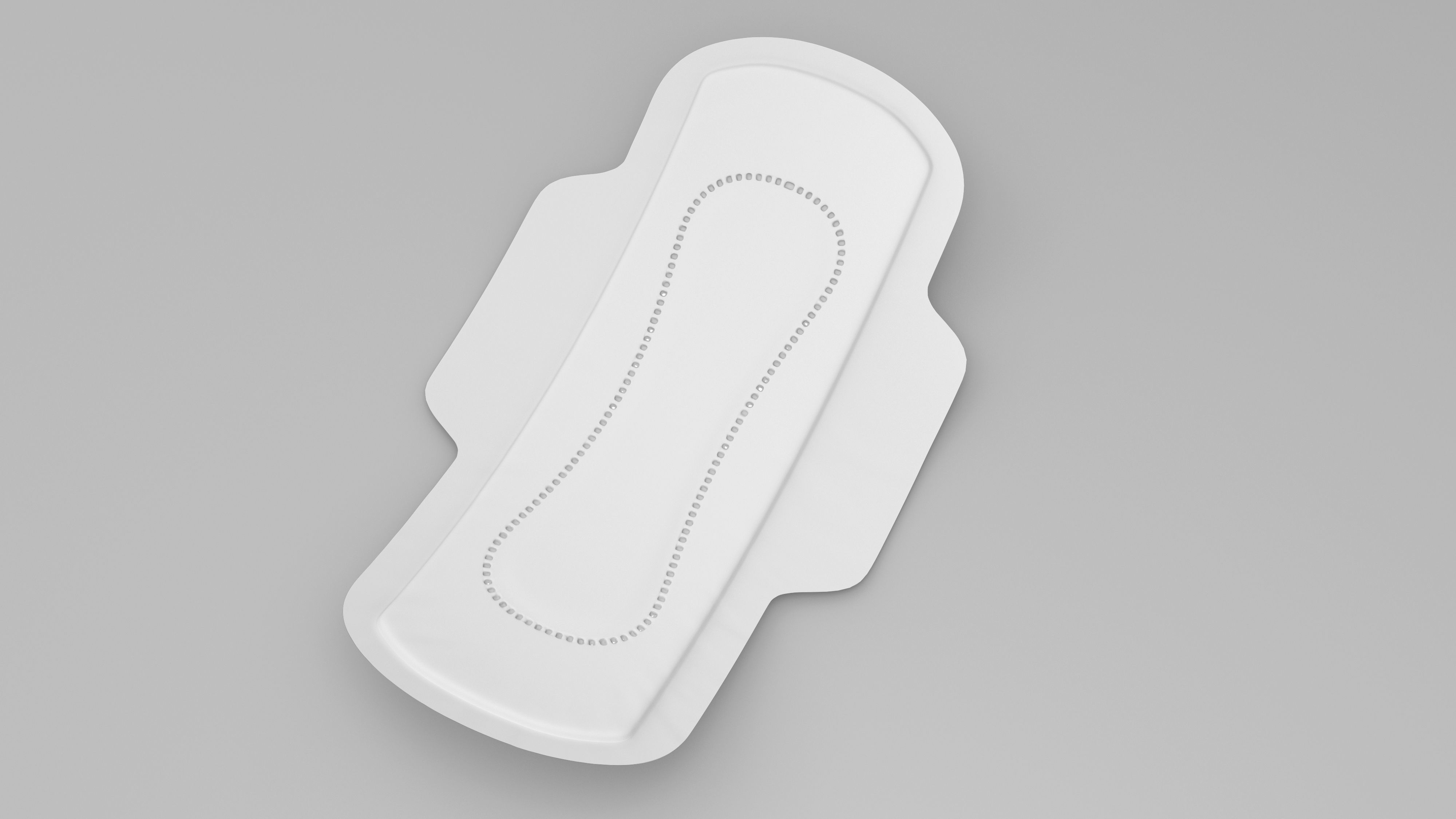Sanitary Napkin Pad 3D model | CGTrader