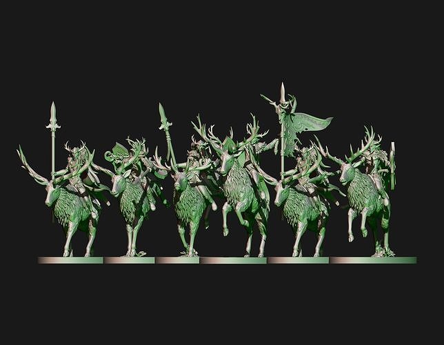 Wood elves Kings hunters 3D model 3D printable | CGTrader