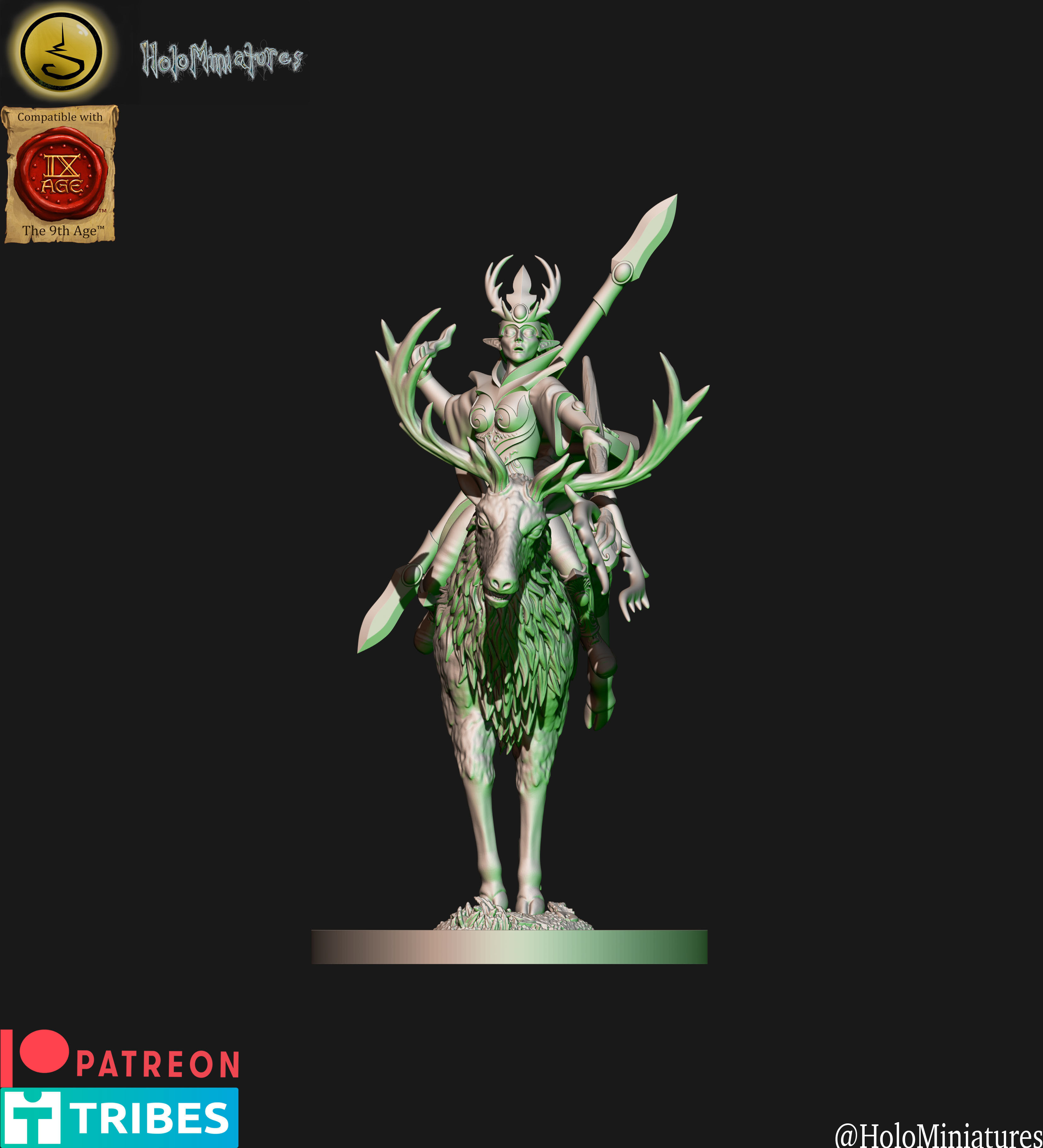 Wood Elves Briar maidens 3D model 3D printable | CGTrader