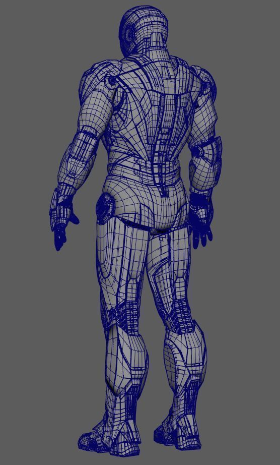 Iron Man MK 6 3D model | CGTrader