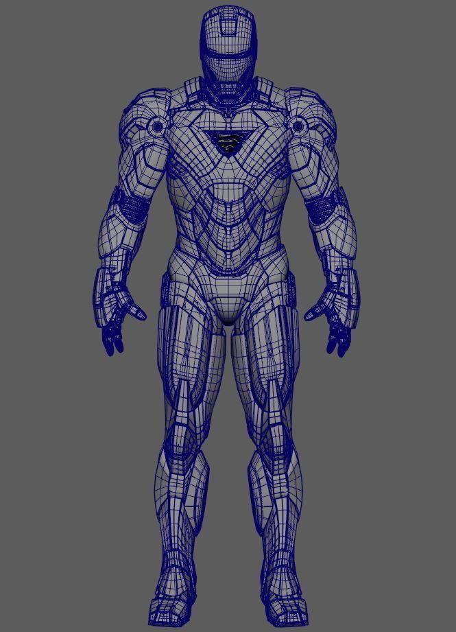 Iron Man MK 6 3D model | CGTrader