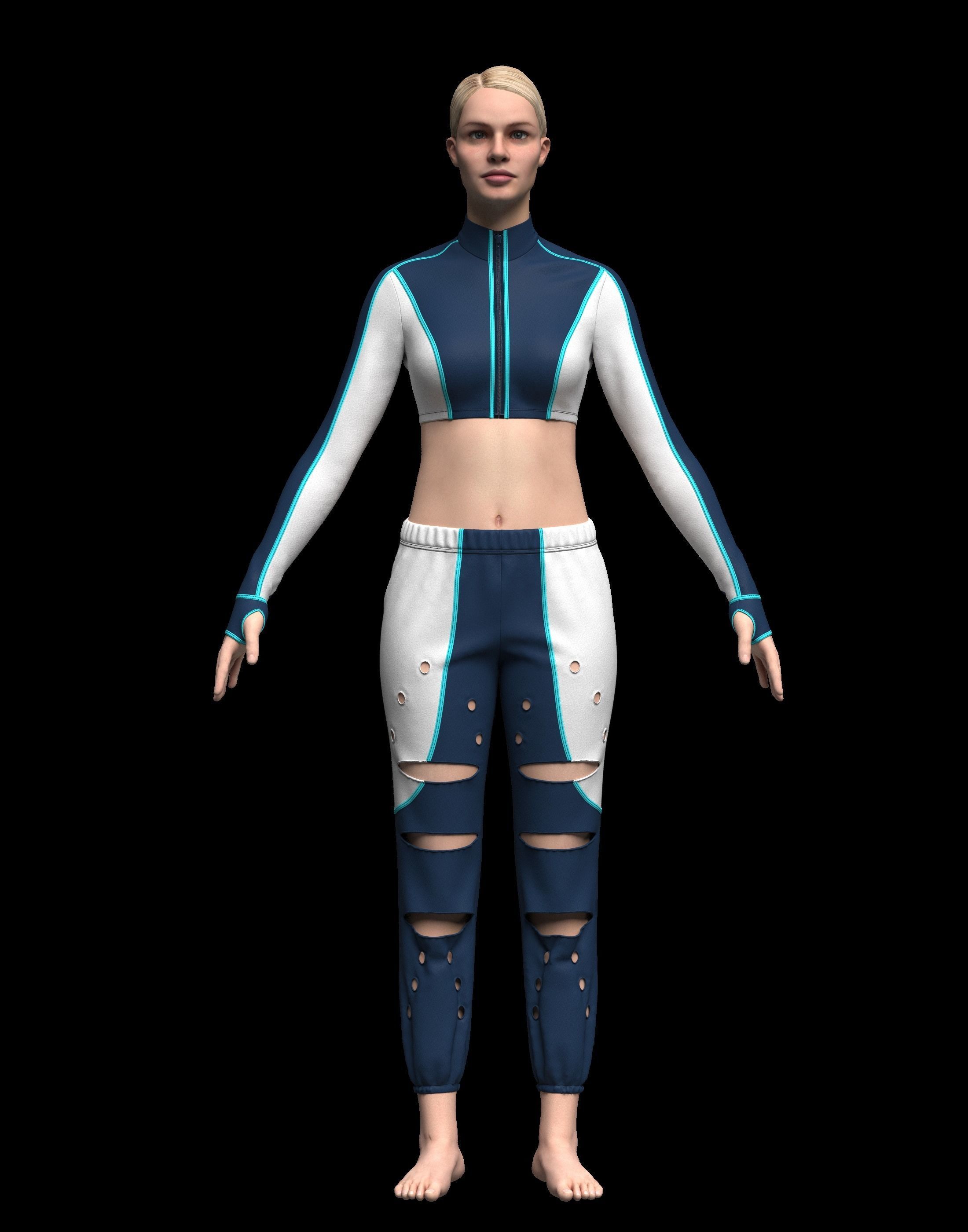 Casual outfit 3d Model 3D model | CGTrader
