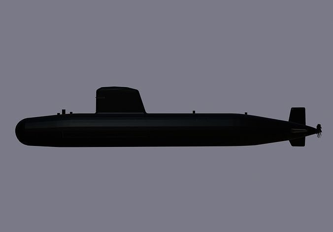 Submarino clase scorpene 3D model 3D printable | CGTrader