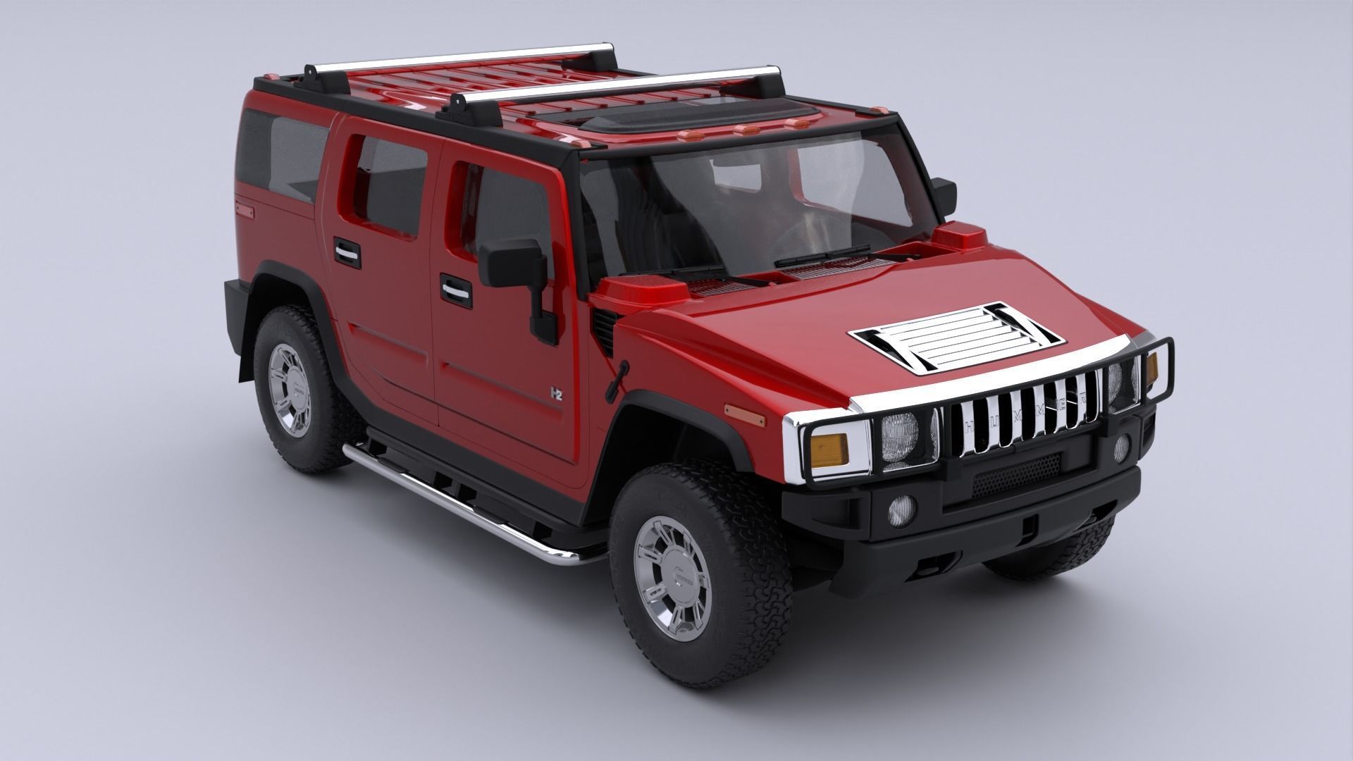 Hummer H2 3D model | CGTrader