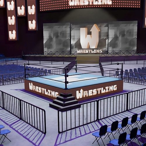 3D model VR Wrestling Ring VR / AR / low-poly | CGTrader