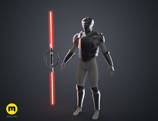 Marrok Inquisitor Cosplay Set - Ahsoka 3D model 3D printable | CGTrader