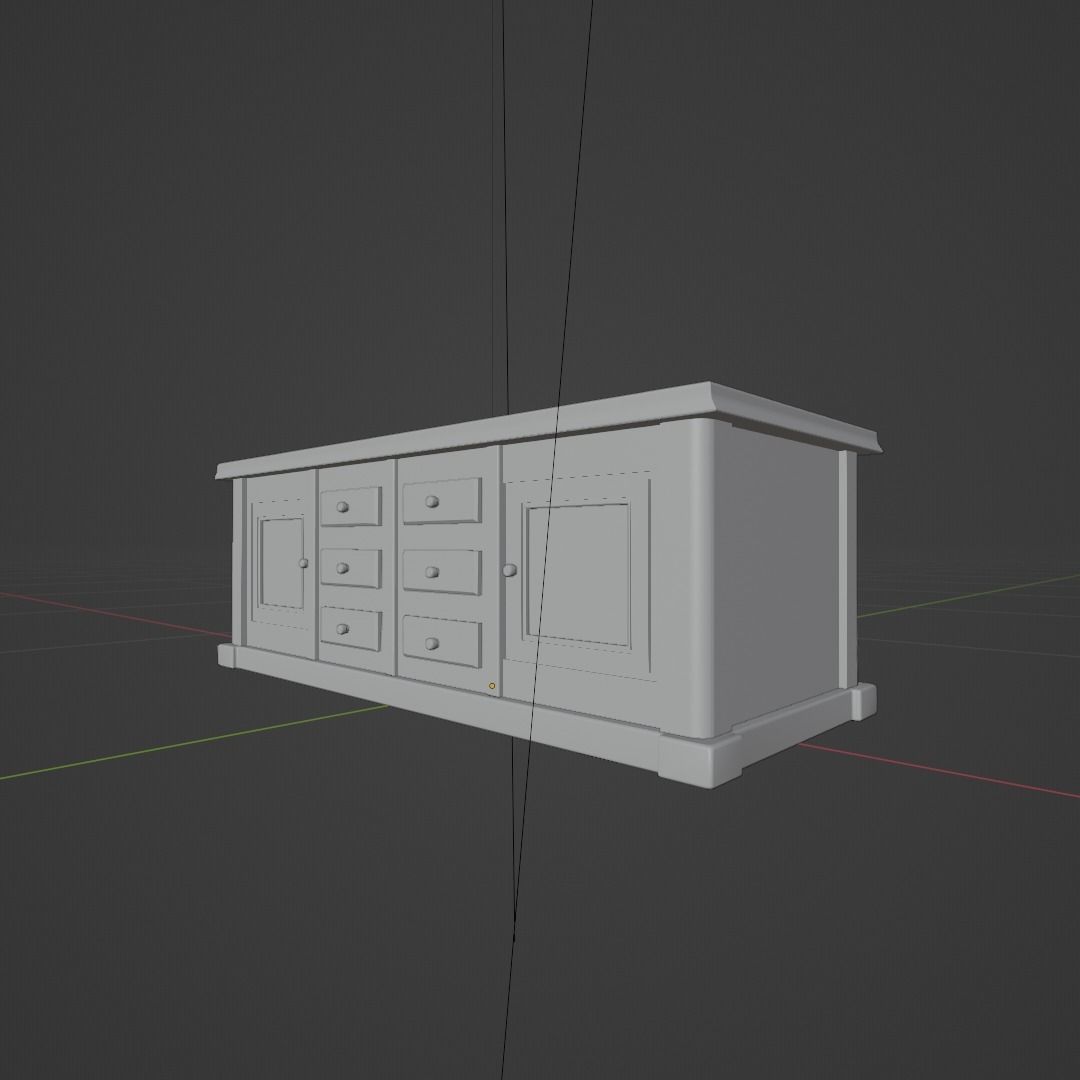 Drawer and TV Unit Model for Living Room Free 3D model - 2 free 3D ...