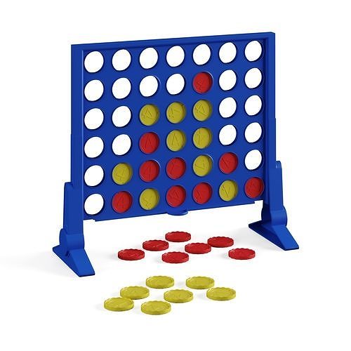 Connect Four Style Game made in Plastic 3D model | CGTrader