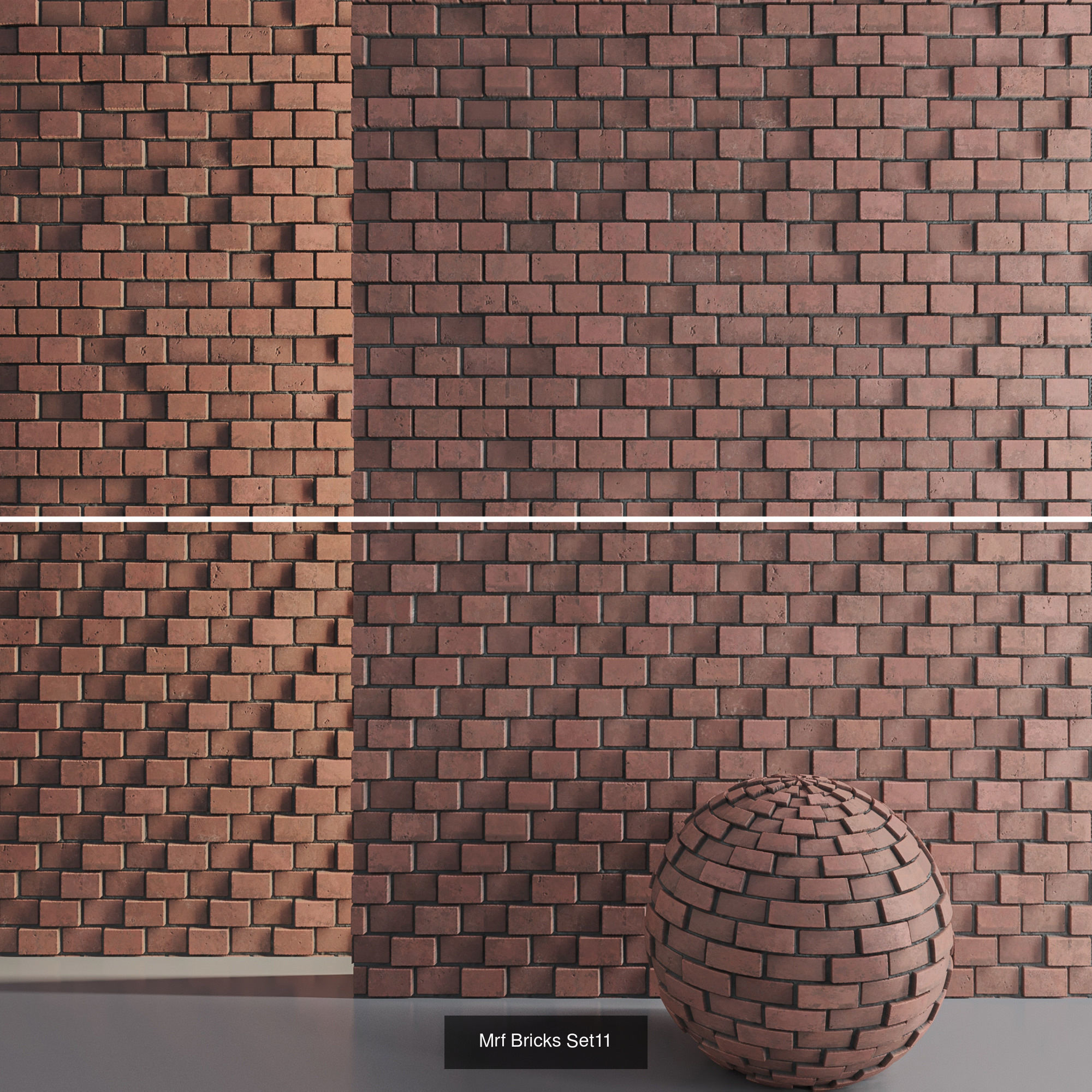 3D Model Collection Mrf Bricks VR / AR / low-poly | CGTrader