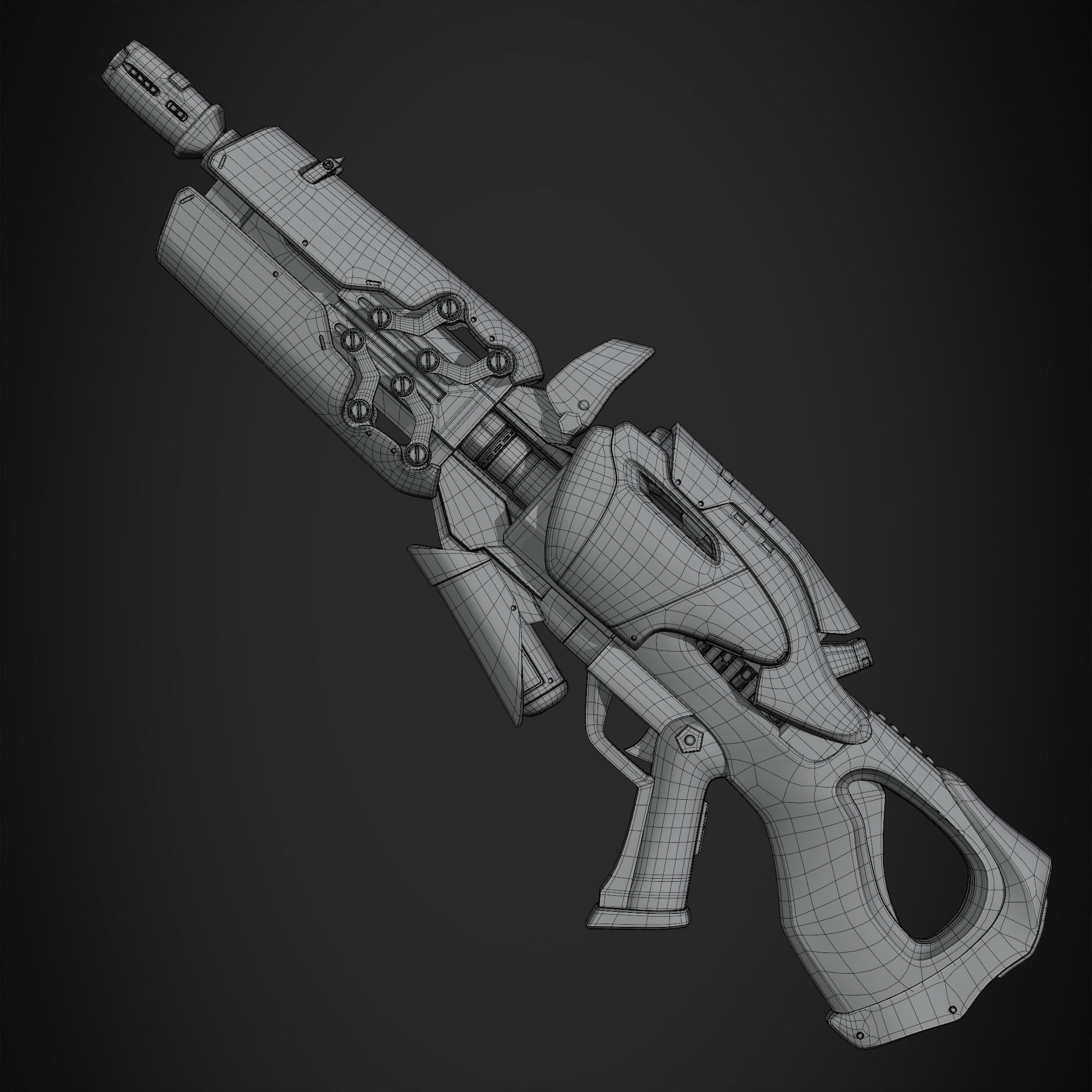 Overwatch Widowmaker Widow Kiss Gun for Cosplay 3D model 3D printable ...