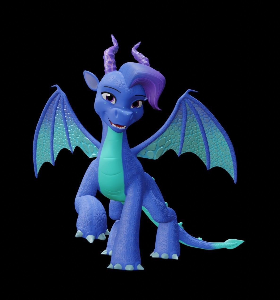 3D model MLP Gen 5 Dragons VR / AR / low-poly | CGTrader