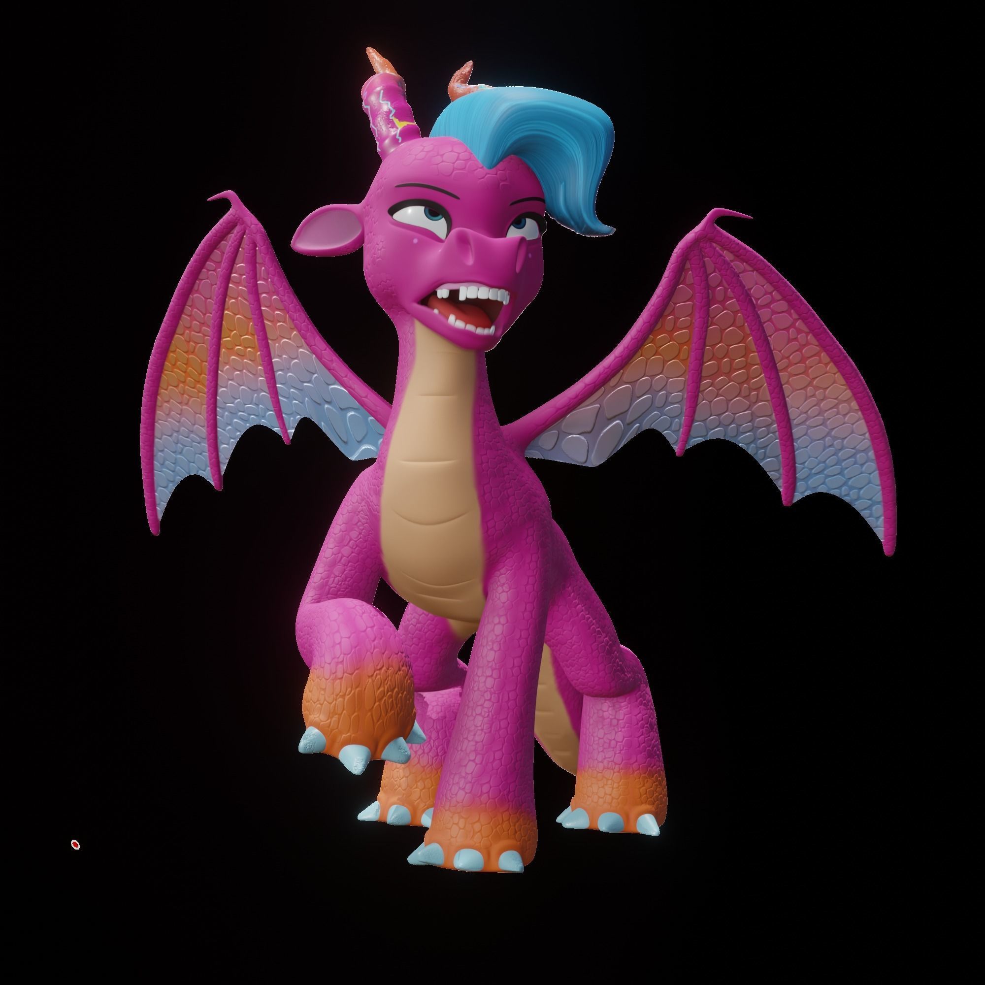 3D model MLP Gen 5 Dragons VR / AR / low-poly | CGTrader