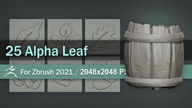 Stylized Leaf alphas Texture | CGTrader